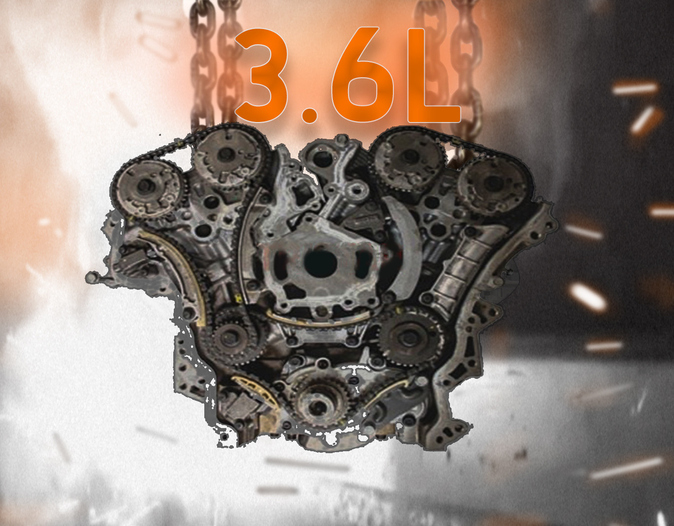 GM Remanufactured Long Block Engine | 3.6 Liter Engine