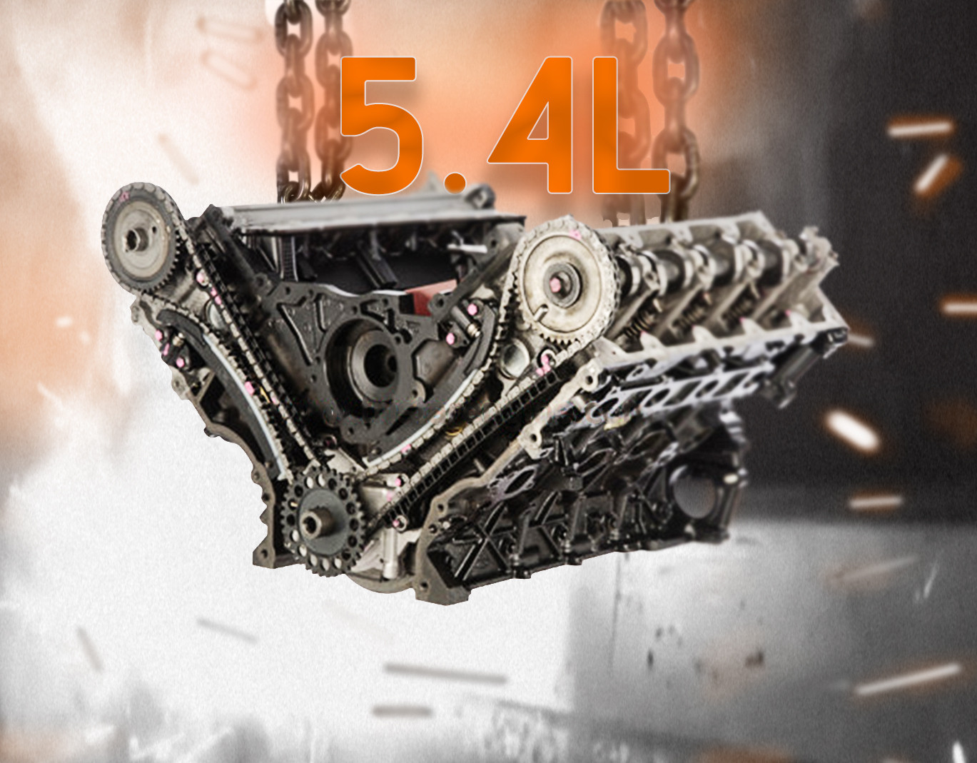 Remanufactured Ford 5.4 SOHC V8 Engine | Tri Star Engines